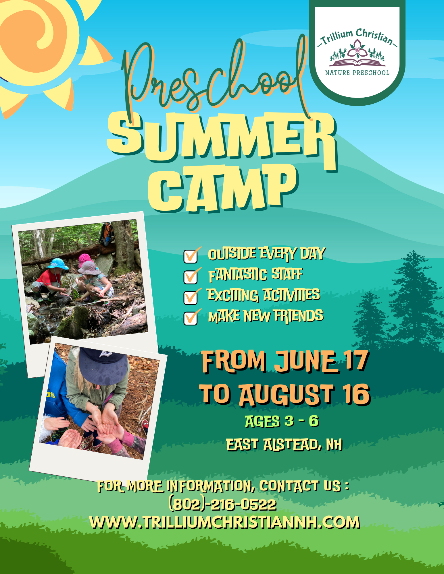 Trillium Christian Nature Preschool – Providing a high-quality early ...